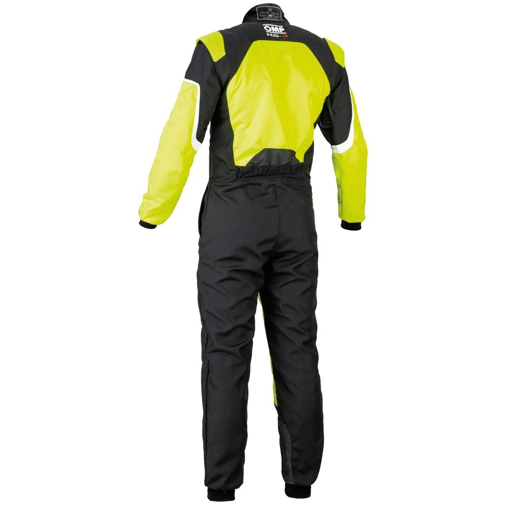 OMP Racing KS-3 Karting Kart Suit black/yellow (CIK FIA Approved ...